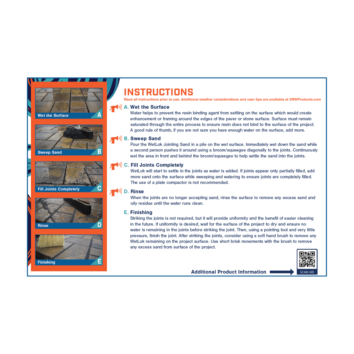 SRW Products WetLok - Permeable Paver Jointing Sand – MySupplyShed.com